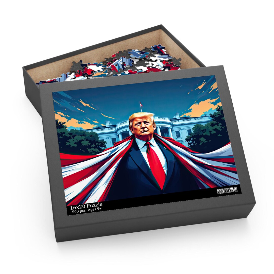 Champion of Freedom Puzzle | Patriotic Presidential Artwork | American ...