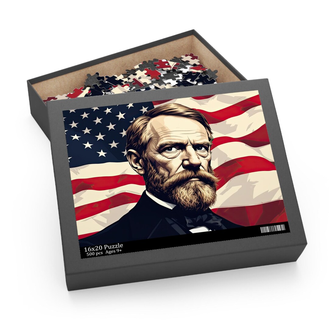 James A. Garfield With American Flag | Enduring Courage Patriotic ...
