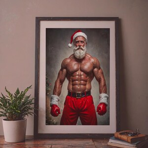Santa With Muscles - Swole Bodybuilder Santa Gym Merry Liftmas ...