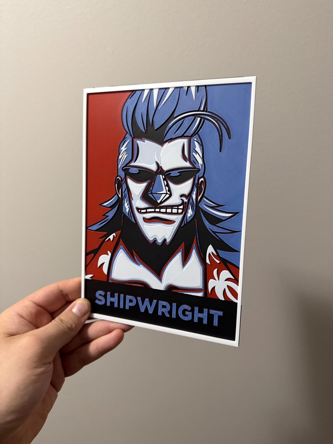 Franky One Piece - 3D Printed Art - Etsy