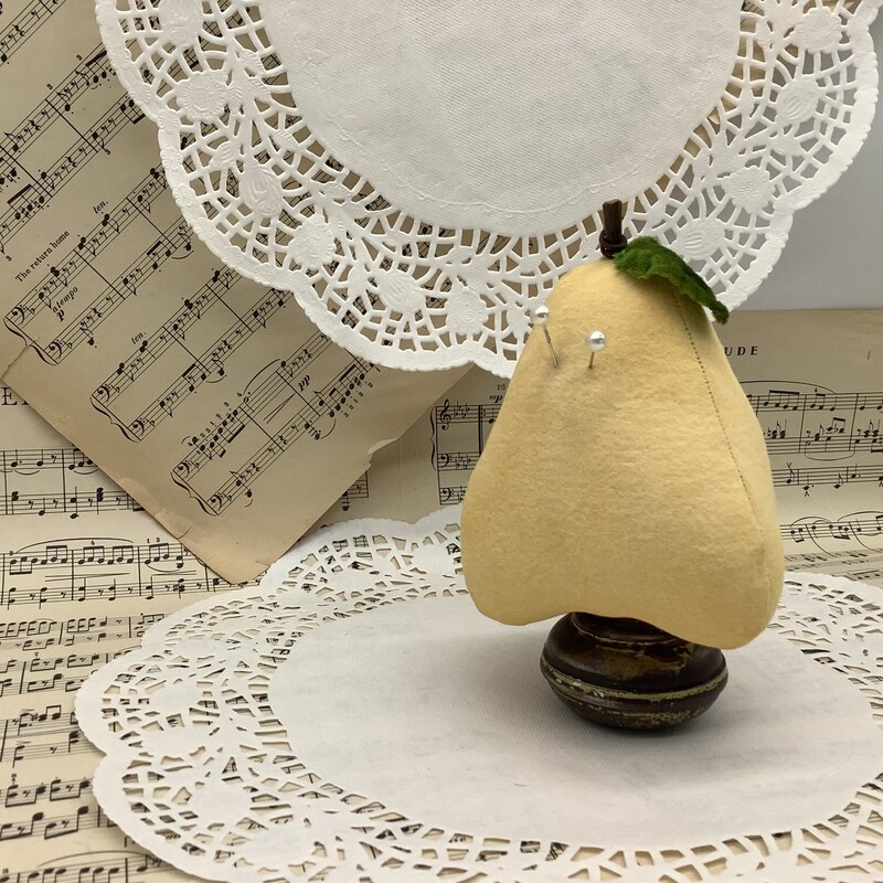 Pear Pincushion - Etsy