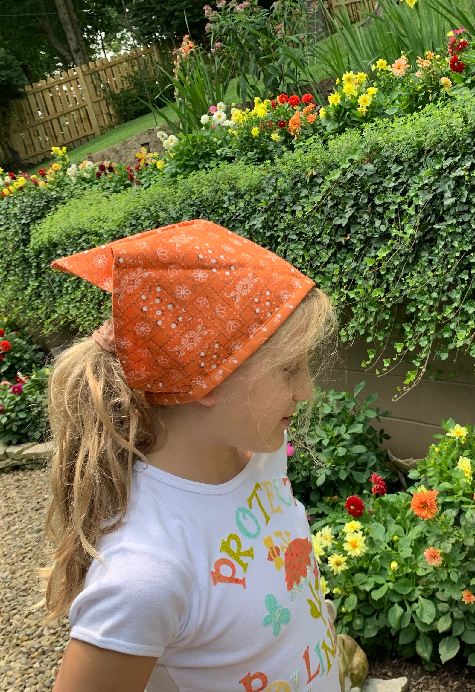 Farm Girl Bandana Reversible Triangle Scarf With Ties - Etsy