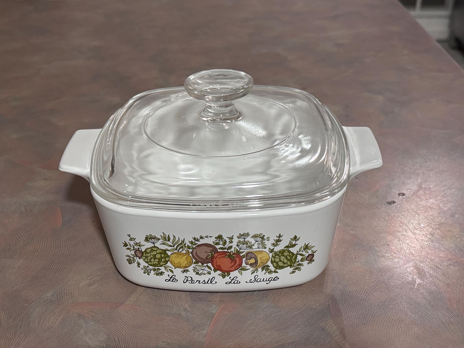 Pyrex Corning Ware “spice of Life” 1 1/2 Quart Baking Dish - Etsy