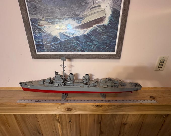 36” USS Melvin Model Ship - Etsy