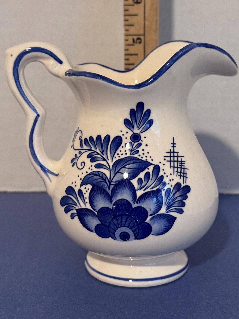 Mini Delft Blue Pitcher From Holland - Etsy