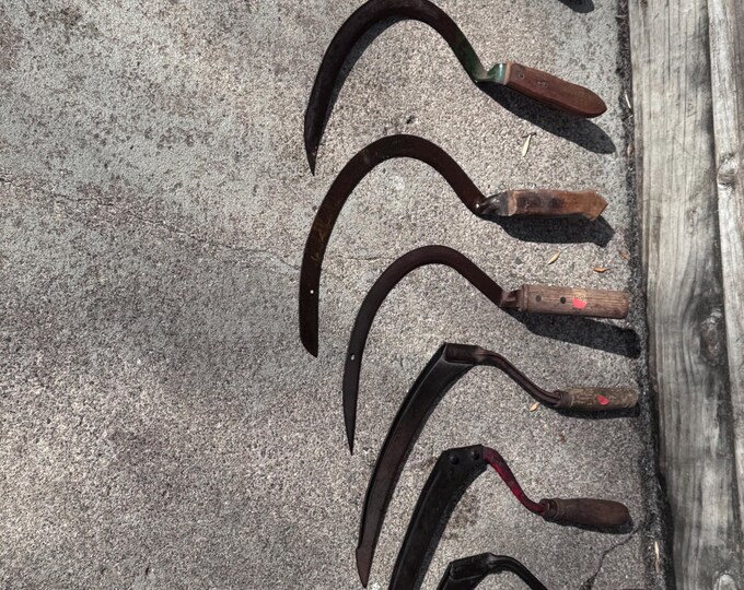 7 Vintage Hand Scythe - Etsy