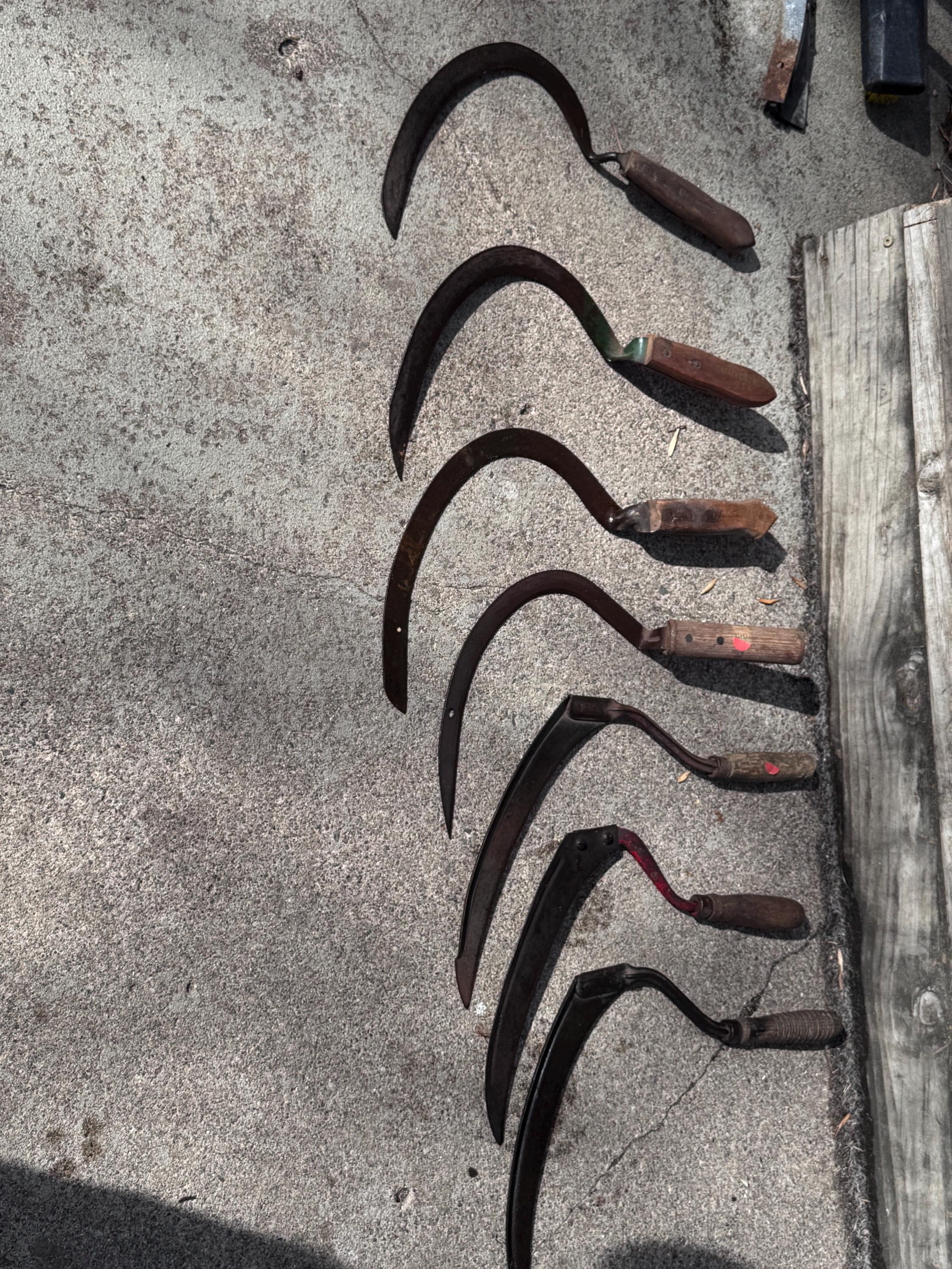 7 Vintage Hand Scythe - Etsy