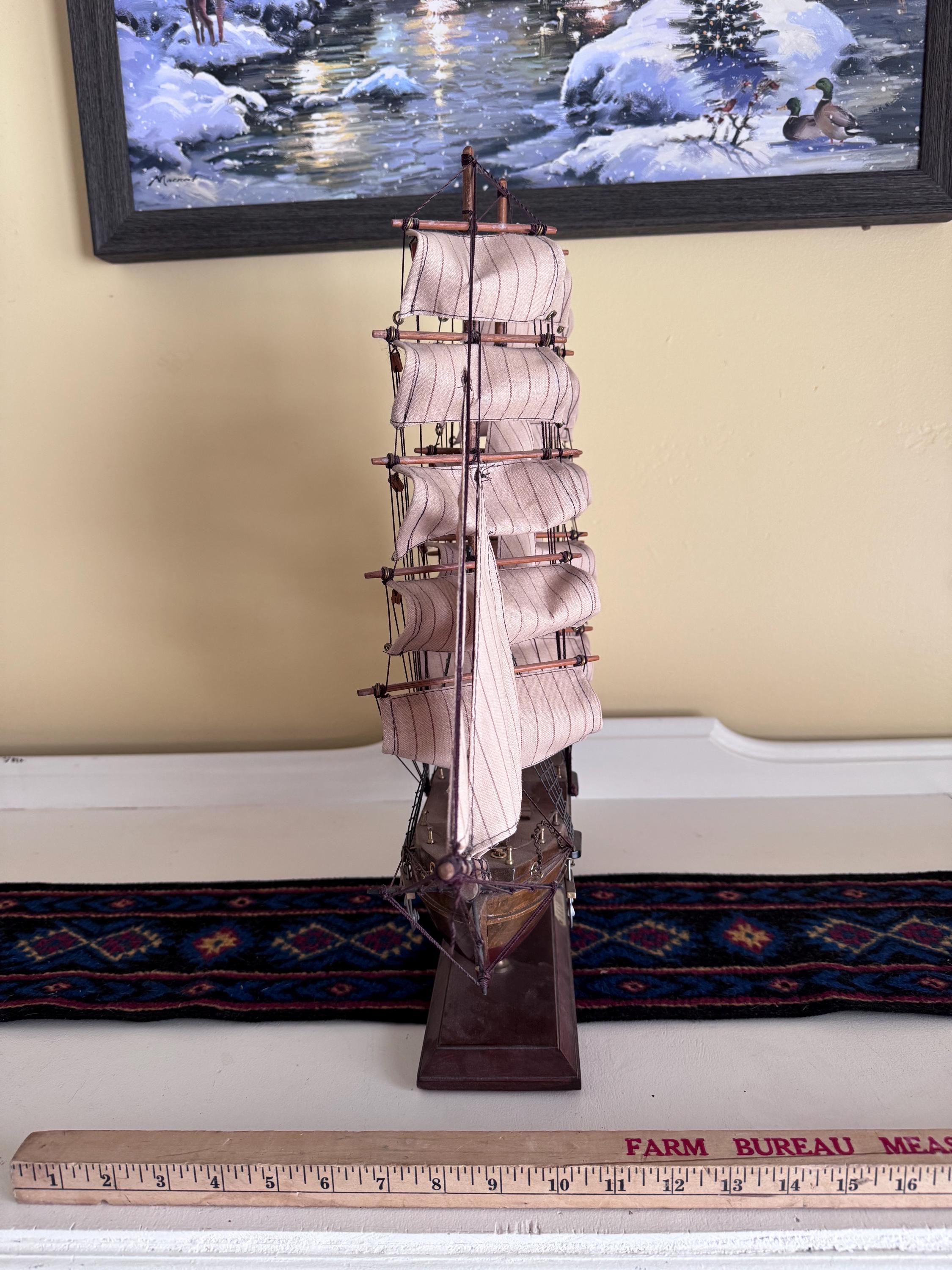 21” Model Ship “H.M.S Bounty ” - Etsy