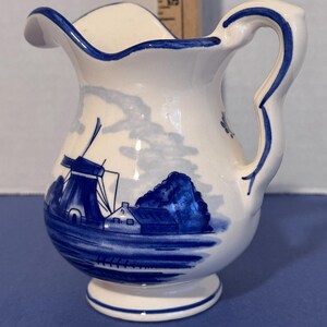 Mini Delft Blue Pitcher From Holland - Etsy