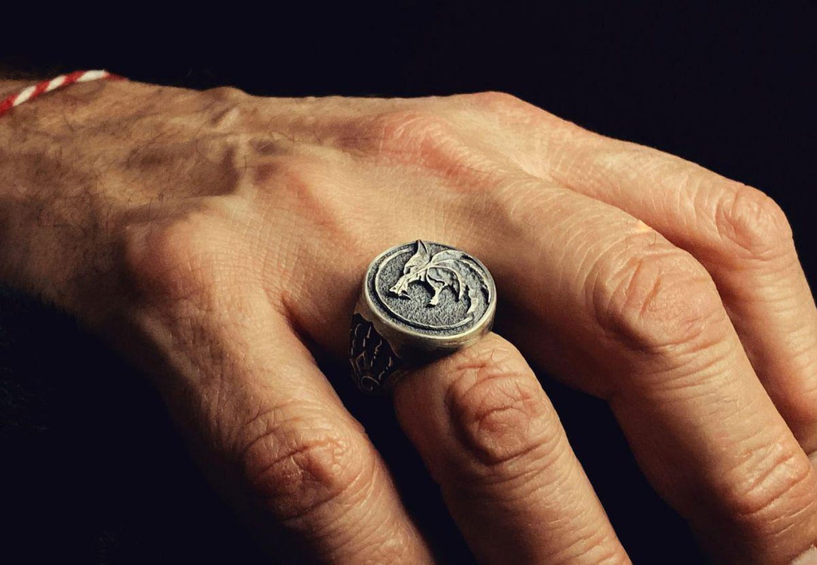 Handmade Sterling Silver Rebel Wolf Ring, Personalized Oxidized Gift ...