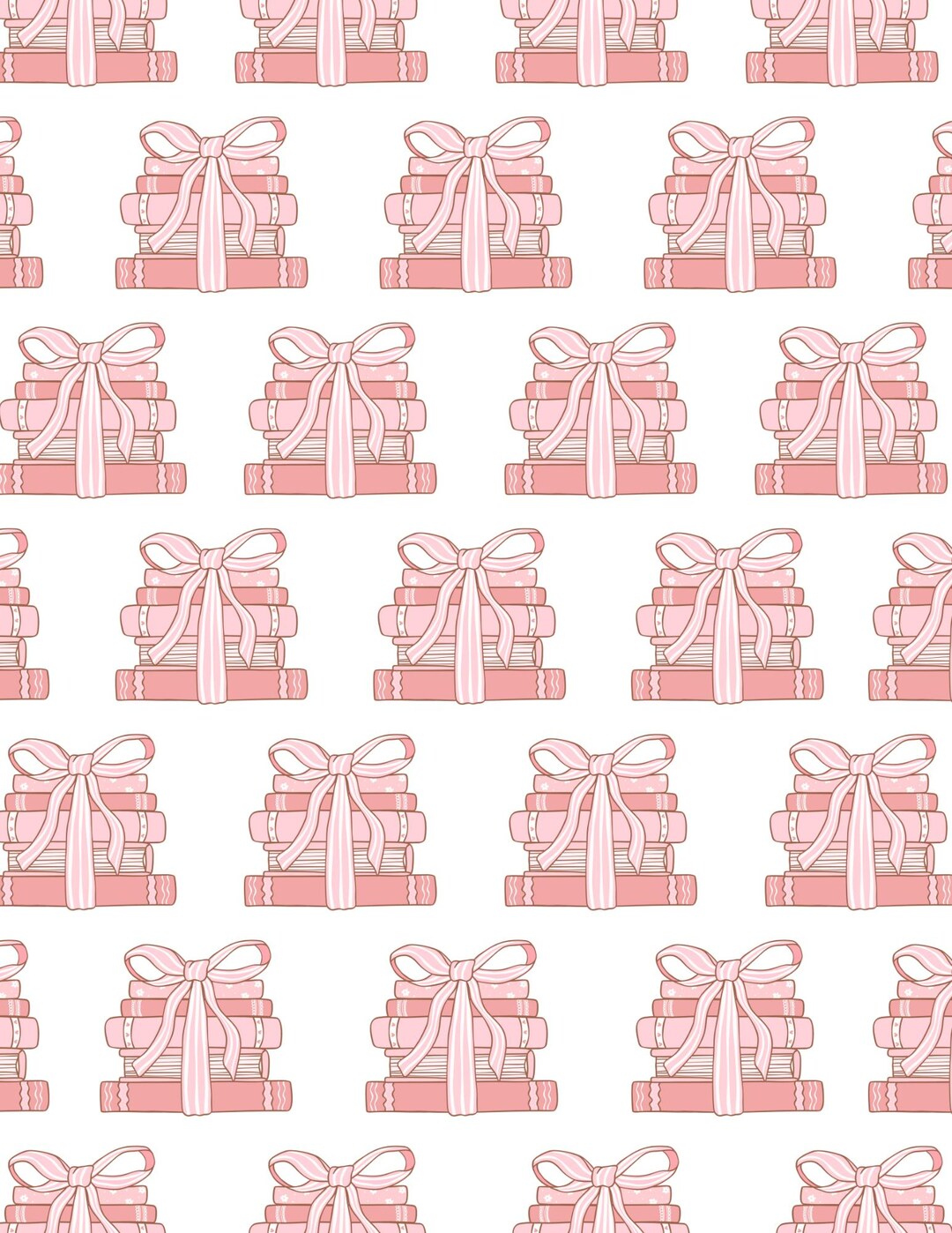 Pink Bow Book-tok Themed Digital File - Etsy