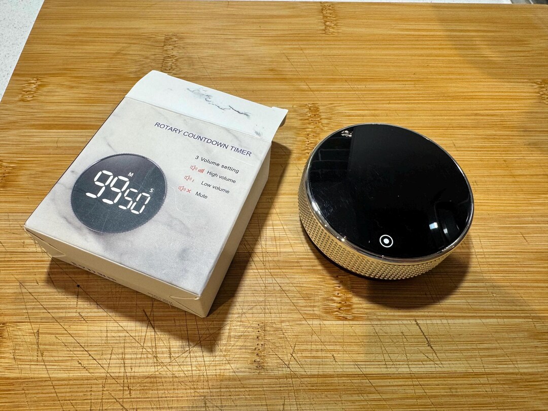 Easy to Use Kitchen Timer, Rotating Timer, One Touch Use Timer, Magnetic Baking Tool, Cooking ...