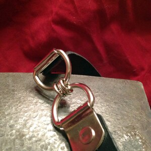 Double D Ring Leather Collar - Etsy