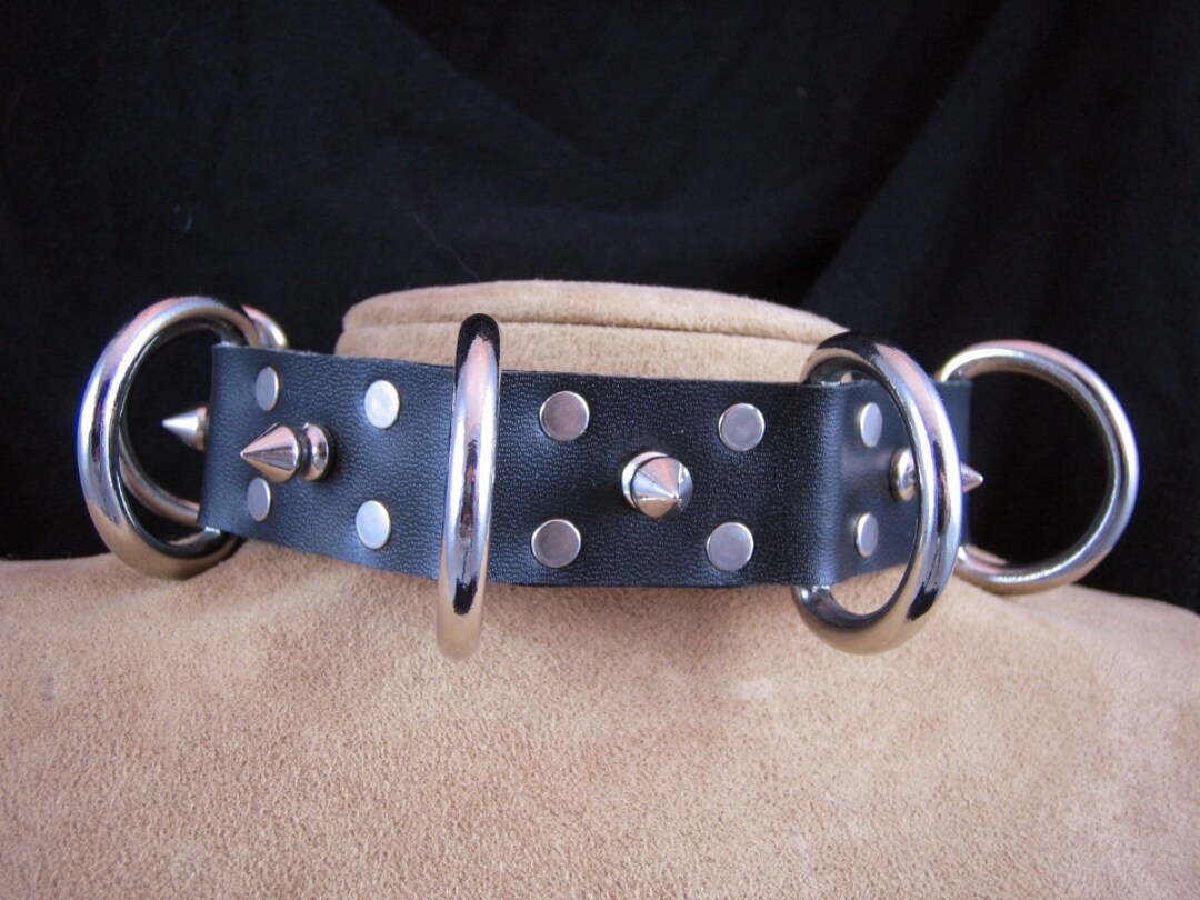 Large D-ring Bondage Collar - Etsy