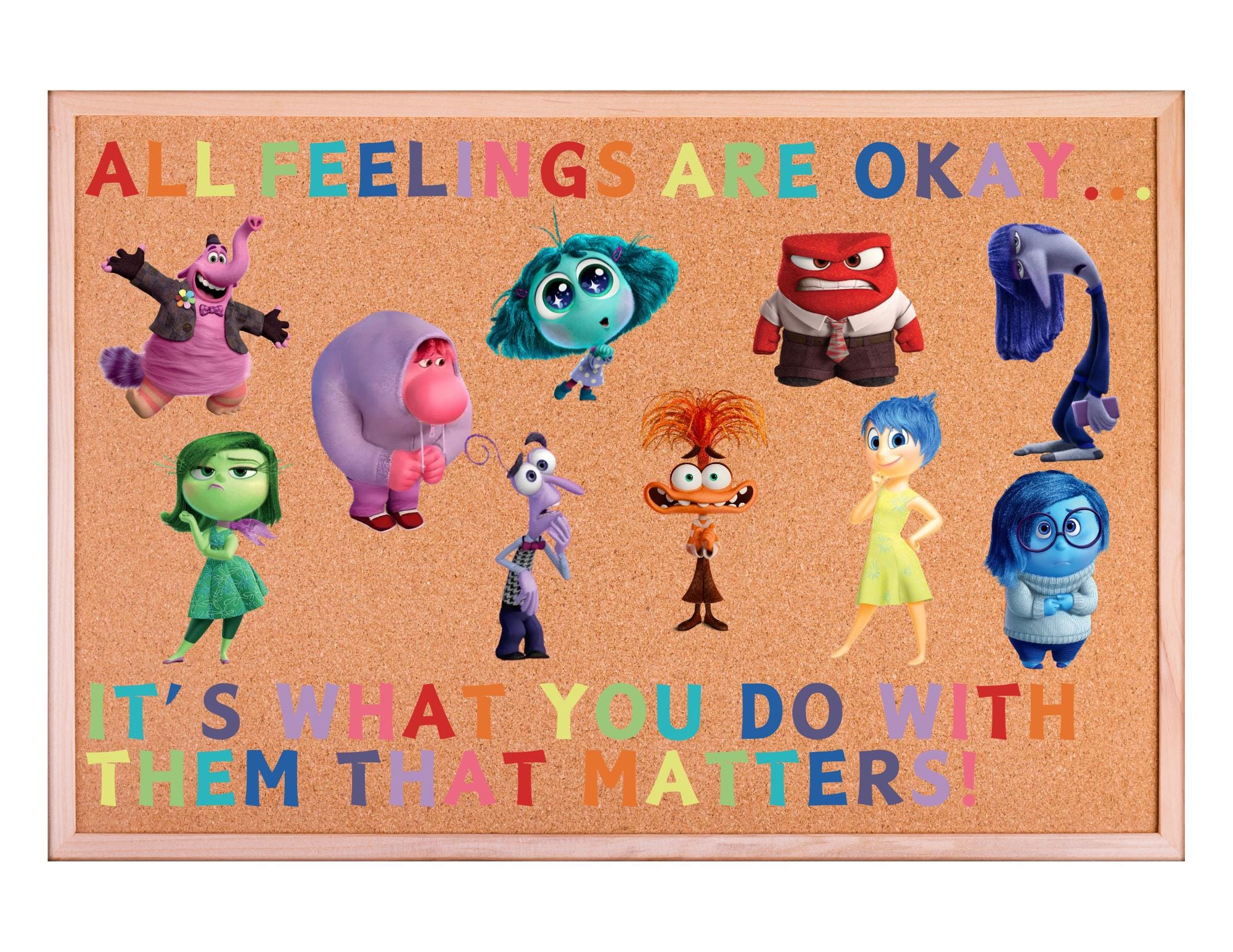 Inside Out Bulletin Board Decor | Social Worker Decor | Elementary ...
