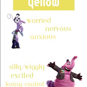 Inside Out Feelings Posters & Coping Skills - Etsy