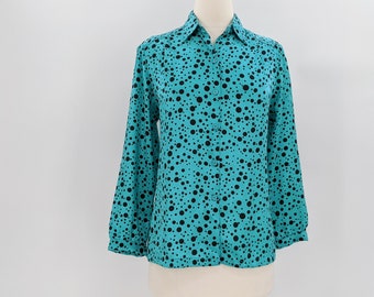 Turquoise Button Shirt | Etsy