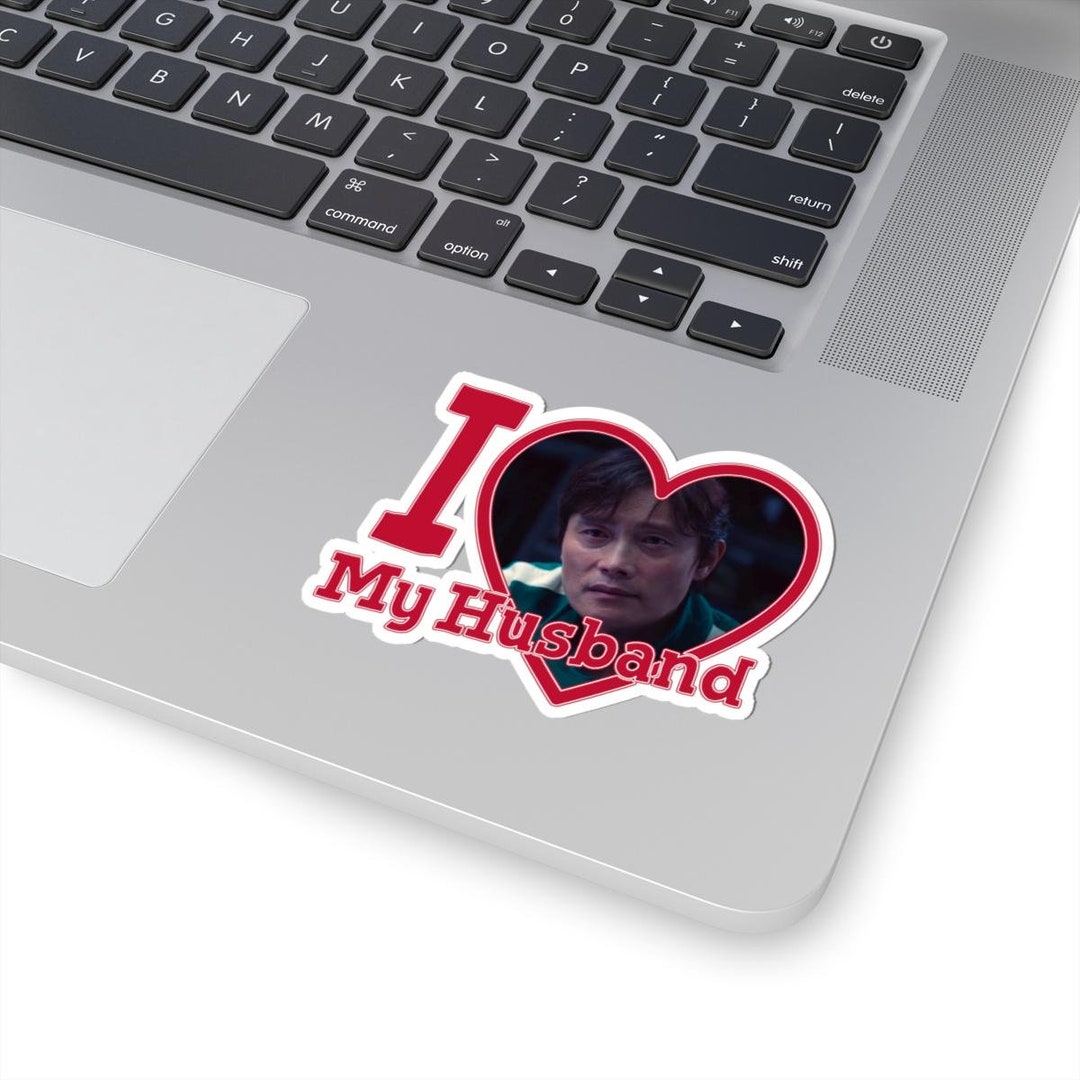 I Love My HUSBAND Squid Game Frontman Player 001 Sticker - Vinyl Decal ...