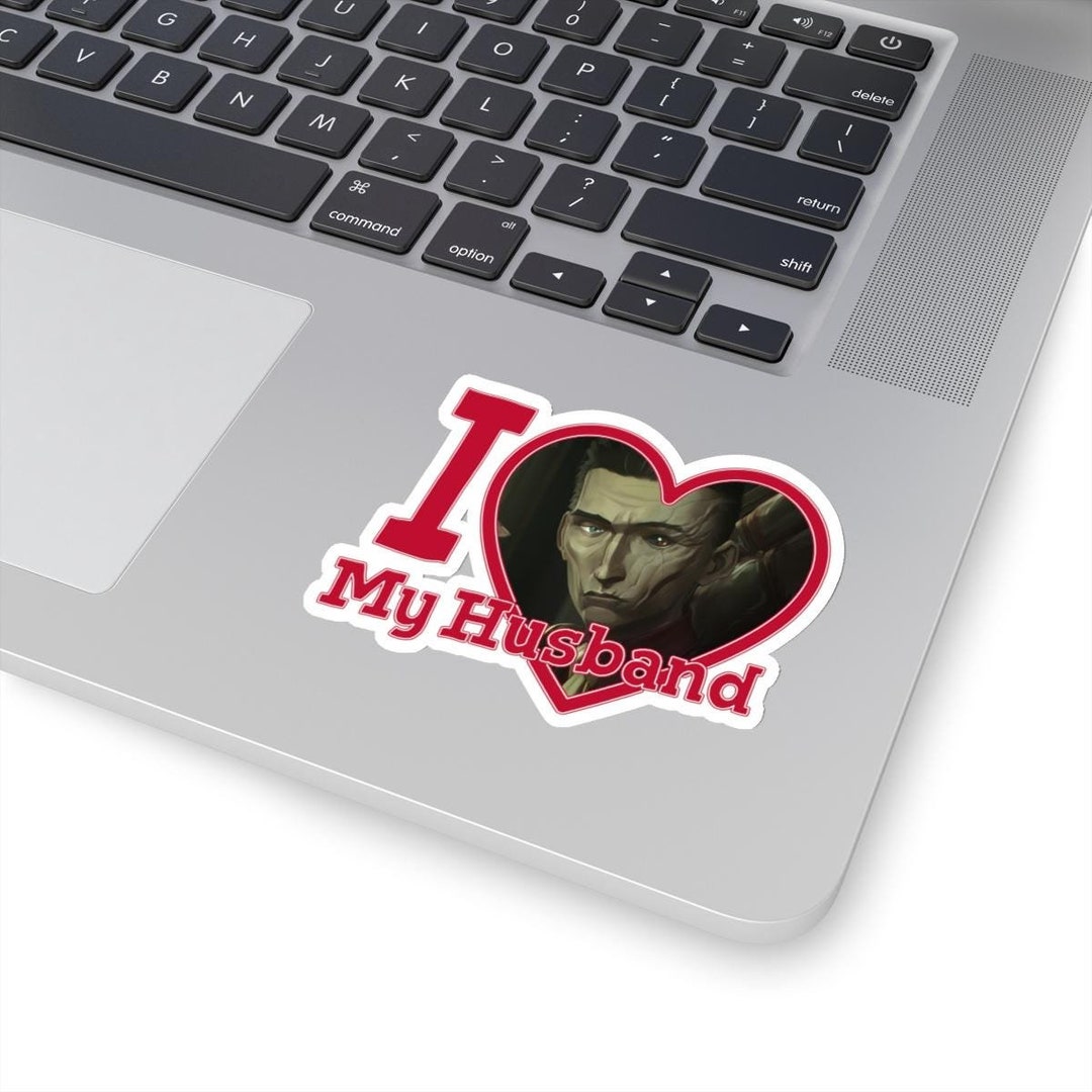 I Love My Husband Arcane Silco Sticker Vinyl Decal, Cute Water Bottle ...
