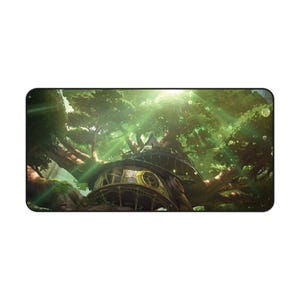 Arcane Desk Mat, Firelight Tree Ekko Playmat - Etsy