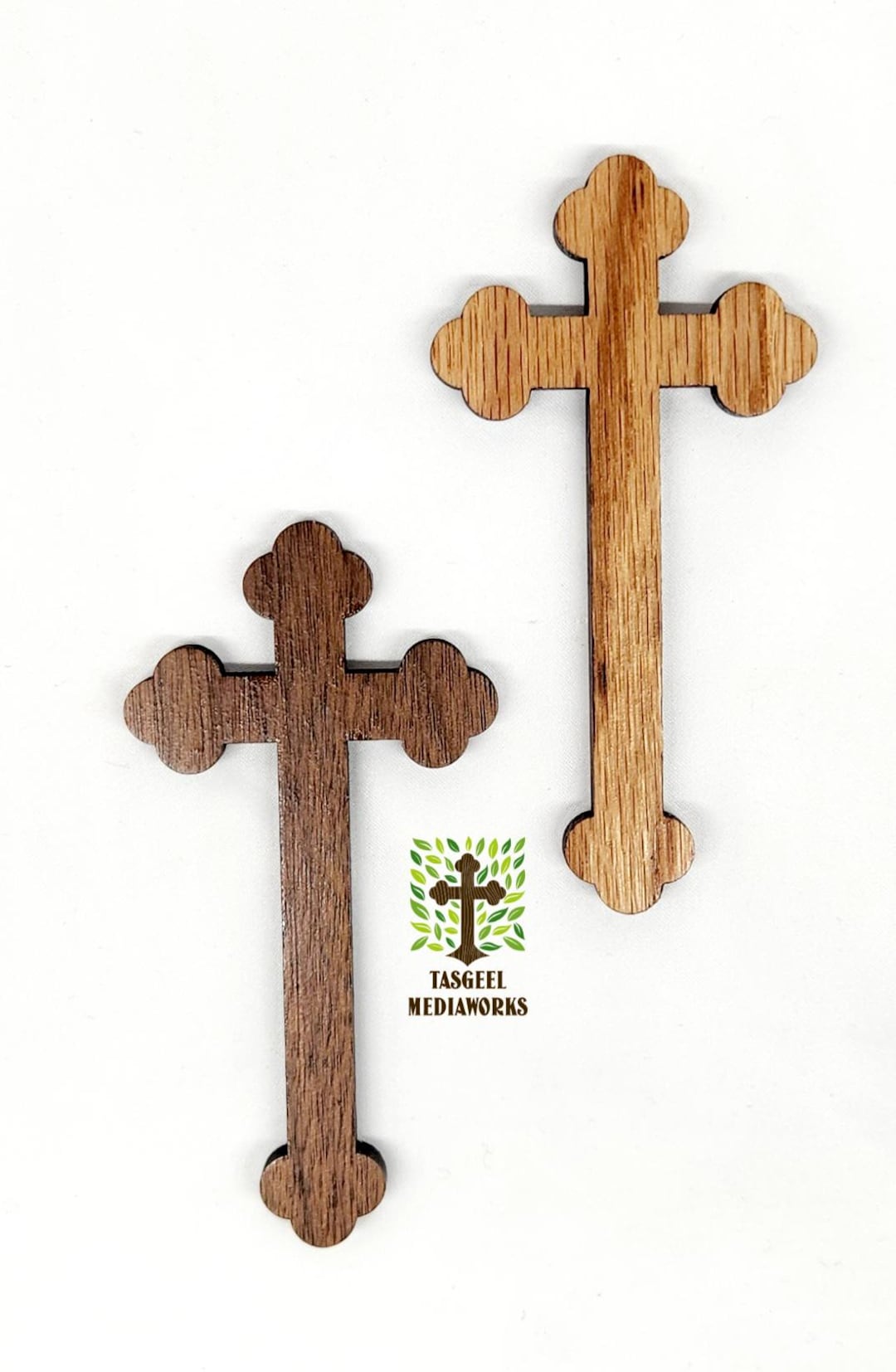 Coptic Three-lobed Handcrafted Wooden Hand Cross Solid Wood - Etsy