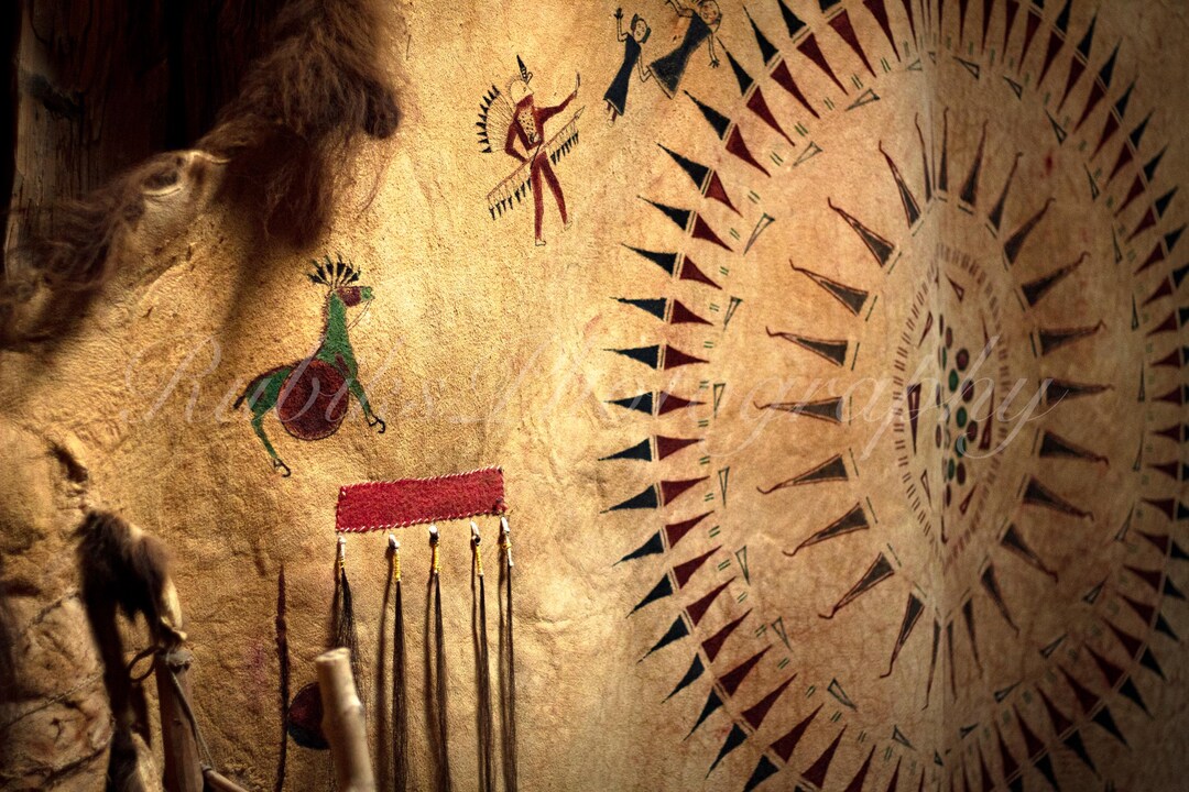 Knife River Indian Village North Dakota - Native American Art ...