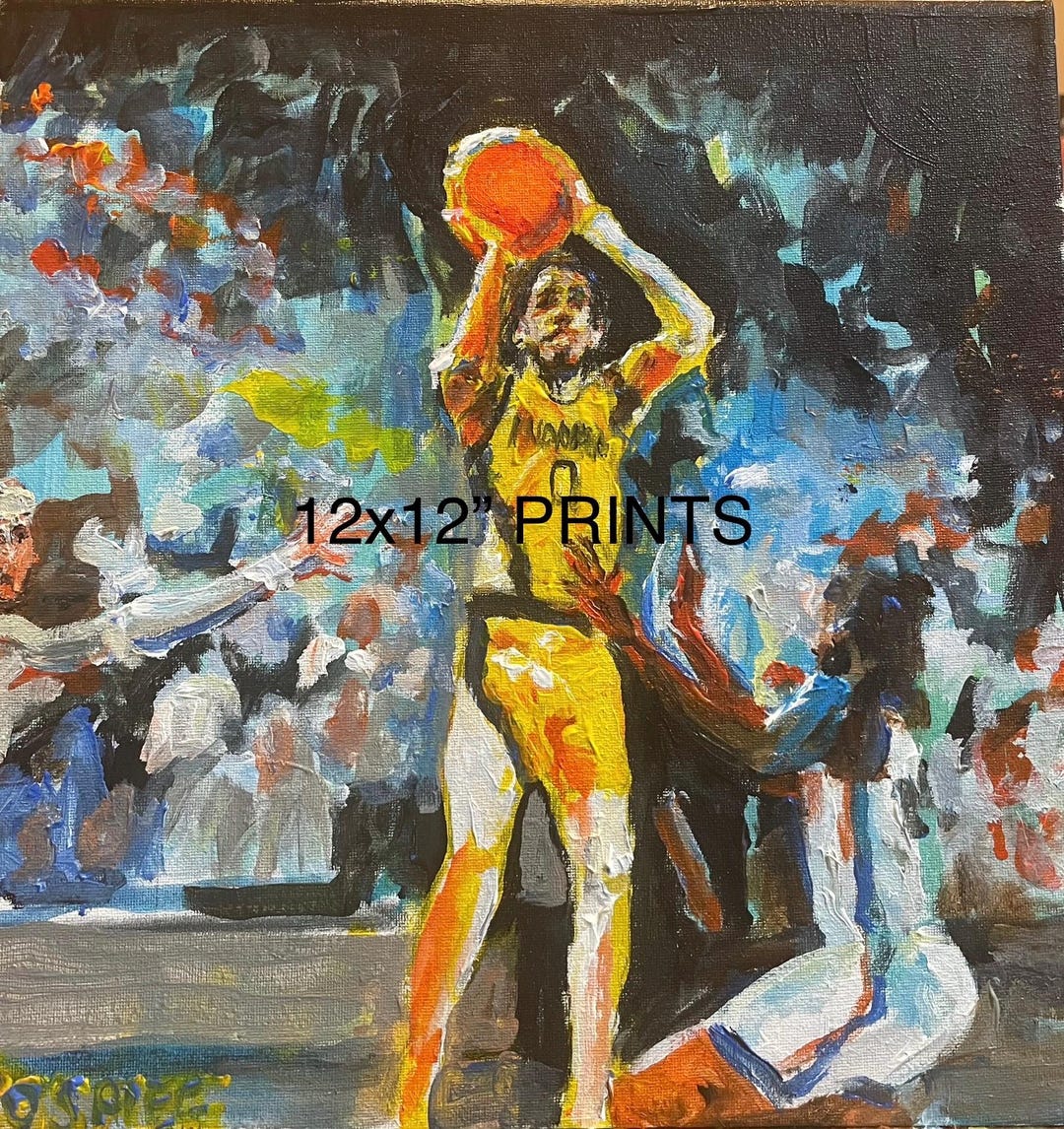 Haliburton Clutch Shot Art Print: Indiana Pacers, Oklahoma City Thunder ...