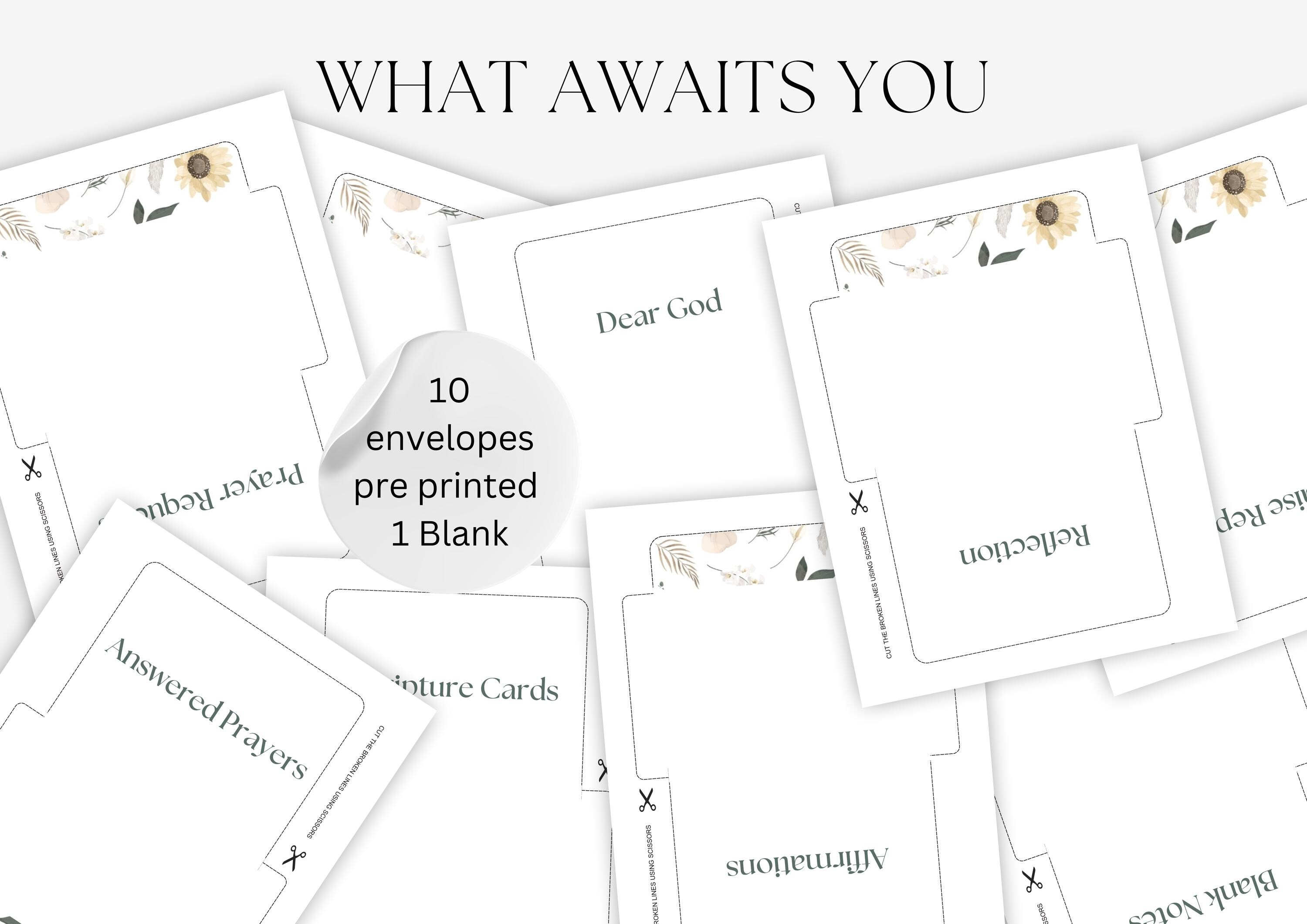 Prayer Board Kit: Printable Vision Board Headers & Cards (digital ...