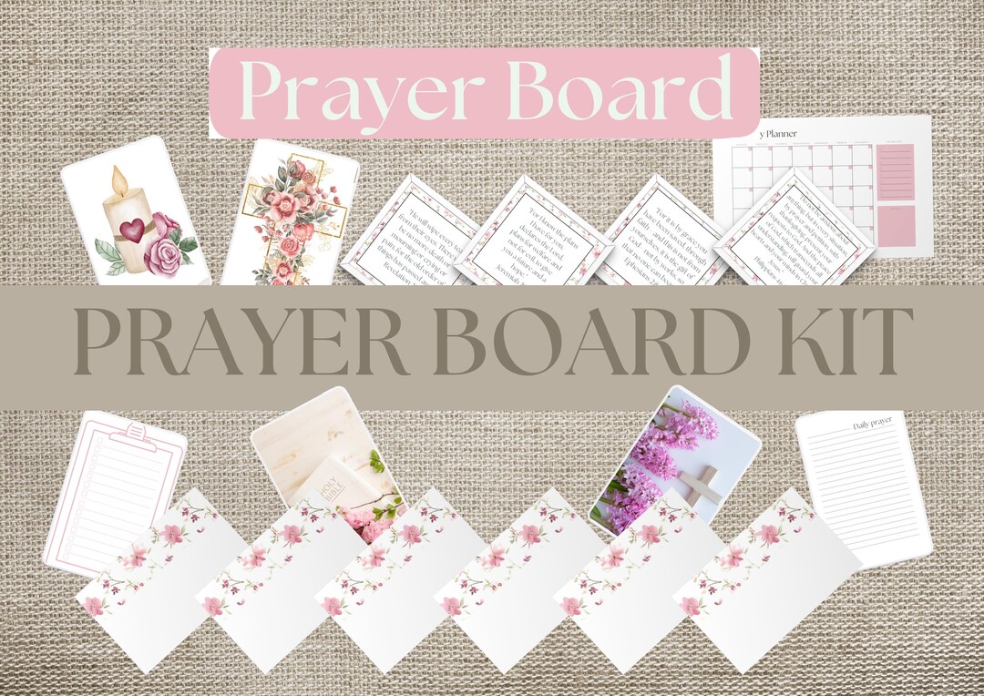 Prayer Board Kit Prayer Board Starter Kit Prayer Board Kit Printable ...