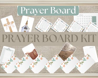 Prayer Board Kit Digital Prayer Board Printable Prayer Wall Art Prayer ...