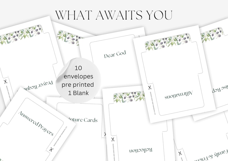 Prayer Board Kit | Prayer Board Starter Kit | Printable Olive Tree ...