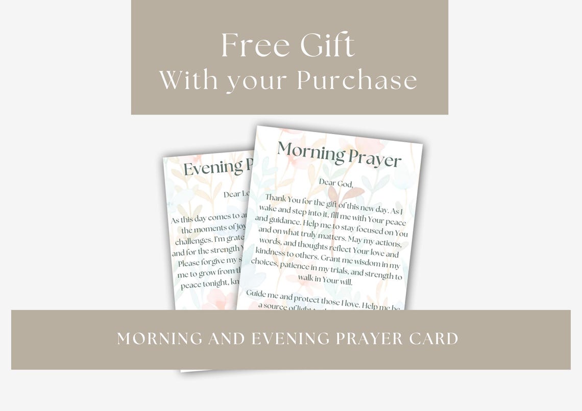 Prayer Board Kit | Prayer Board Starter Kit | Printable Floral Print ...