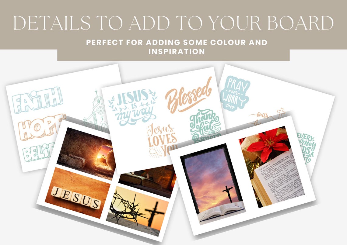 Prayer Board Kit | Prayer Board Starter Kit | Printable Floral Print ...