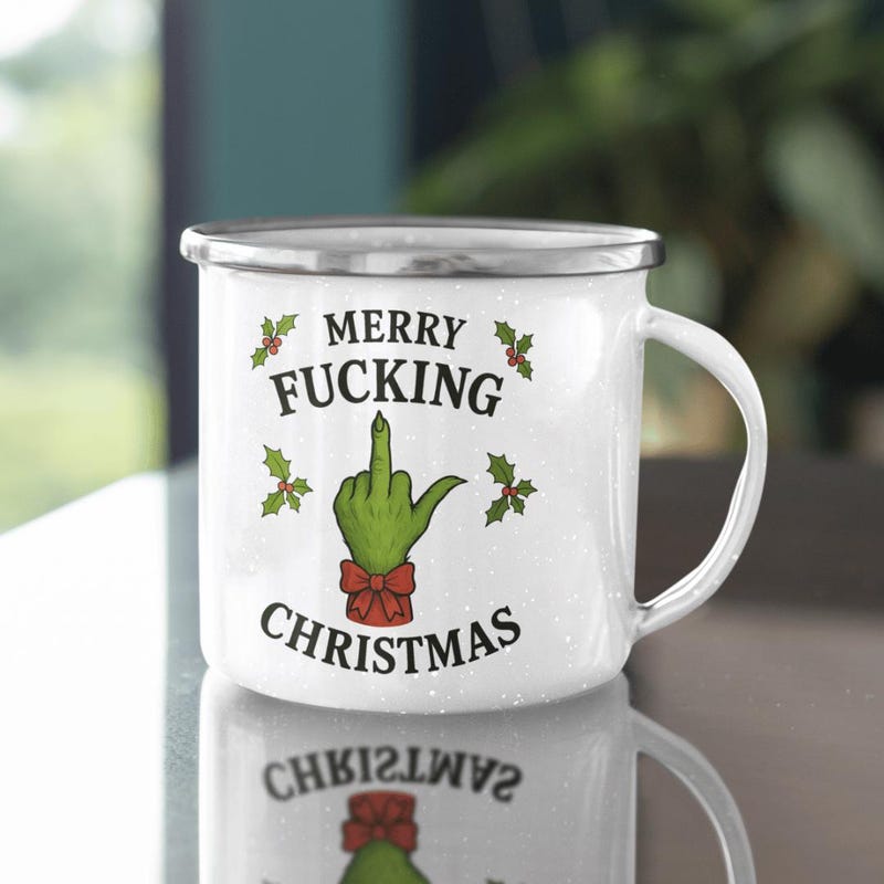 Grinch Camping Cup - Etsy UK