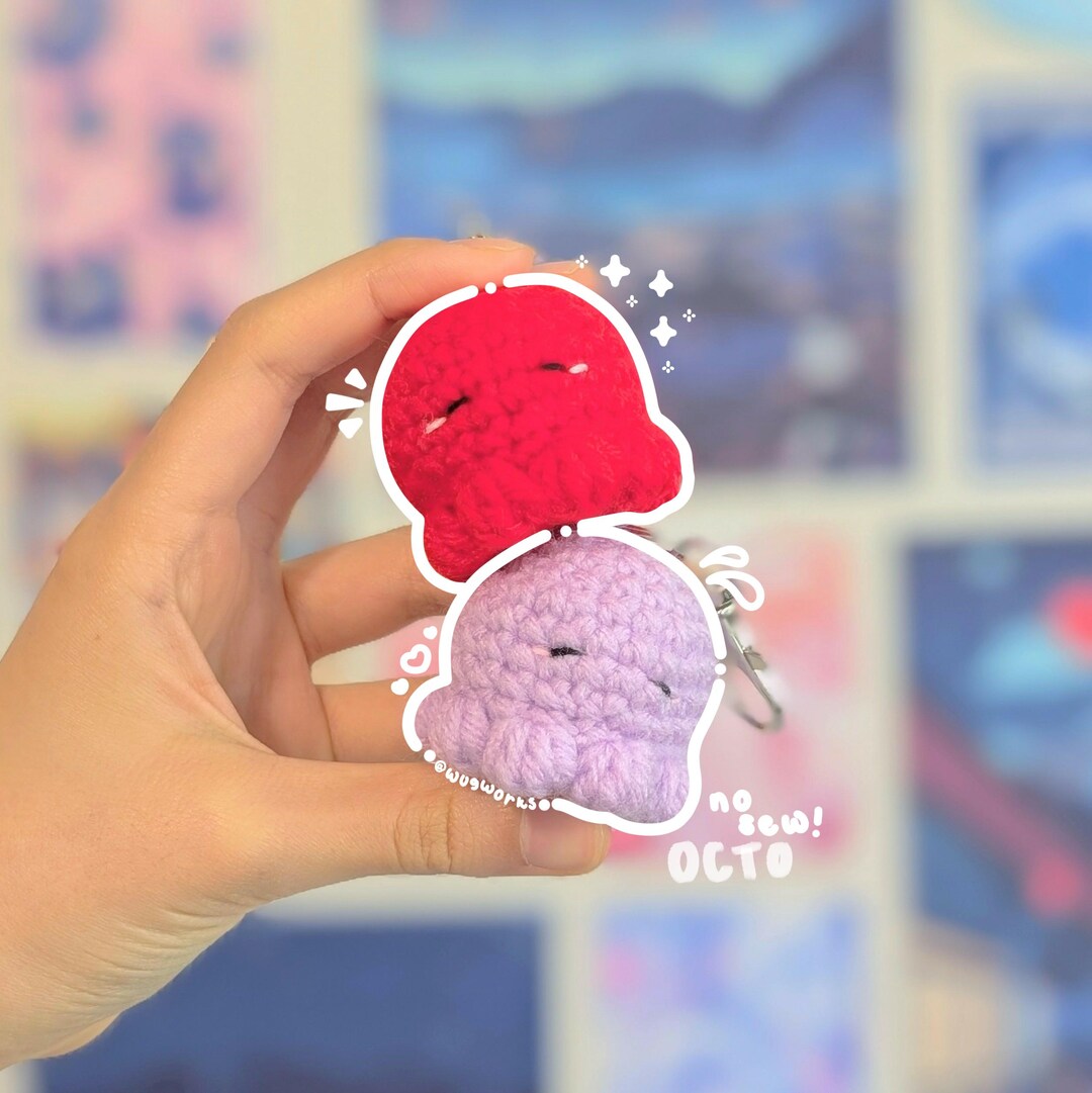 NO SEW Mini October Keychain Crochet Pattern - Etsy