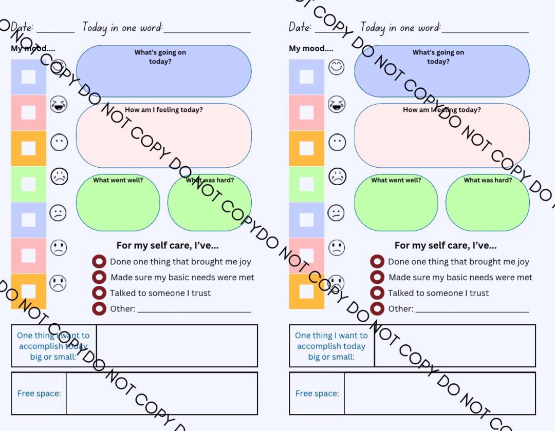 Therapeutic/processing Journal One-pager Handout/worksheet for Social ...