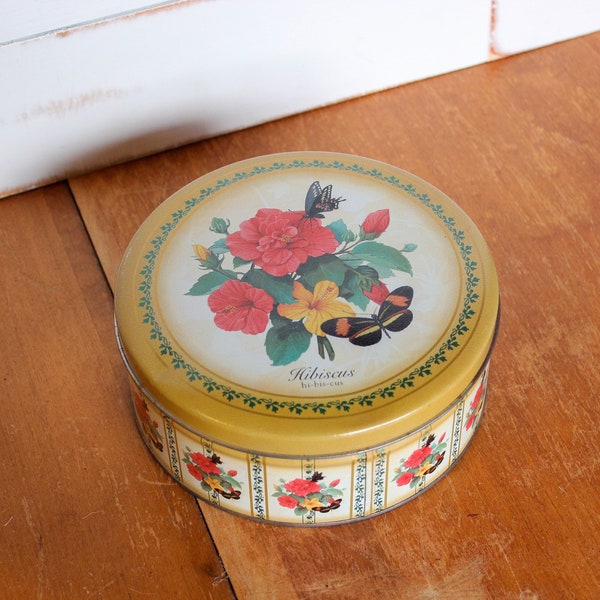 Floral Tin - Etsy