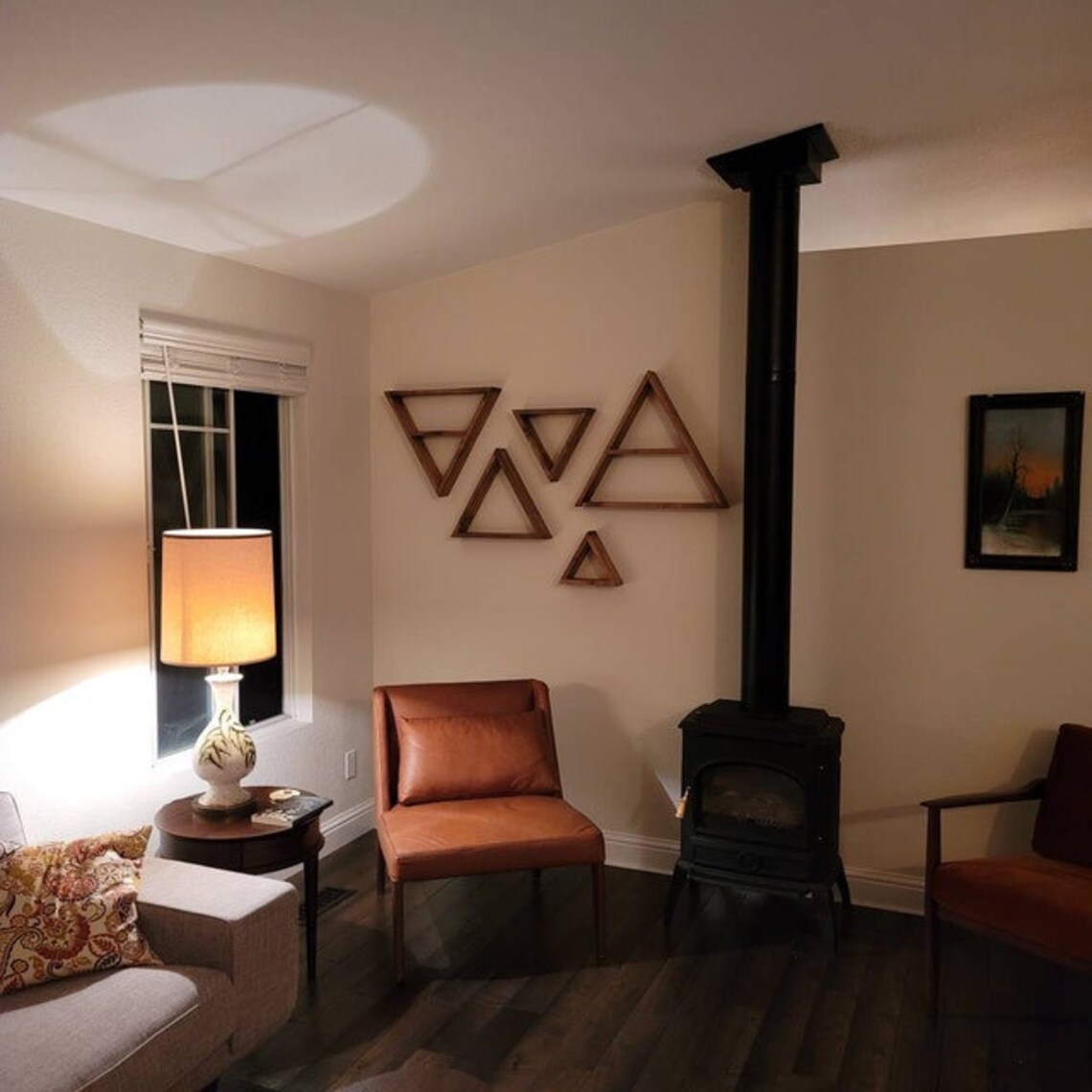 Triangle Shelf Set / Triangle Shelves Rustic Home Decor - Etsy