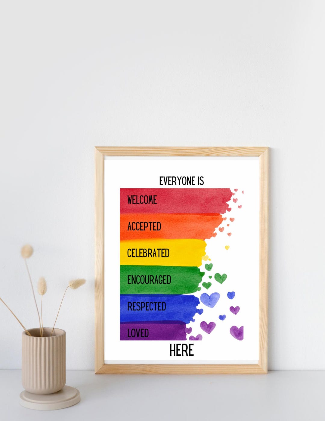 Everyone is Welcome, Pride Quote, Instant Download - Etsy