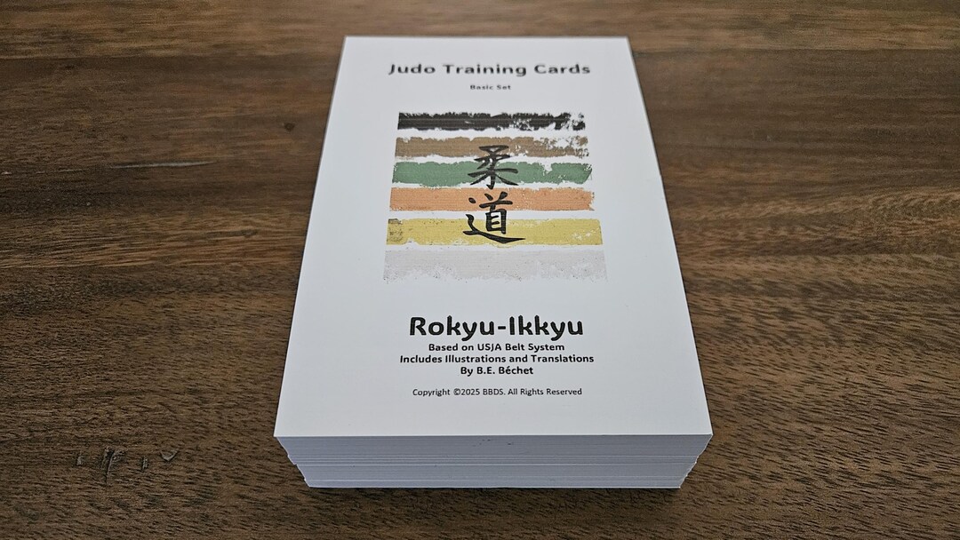 Judo Training Cards - Etsy