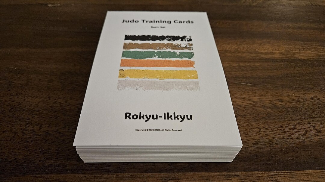 Judo Training Cards – USJA - Basic Set Printable PDF - Etsy