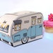 1950s RV Camper Trailer Box, Caravan Box, Cupcake Box, Gift Card Box ...