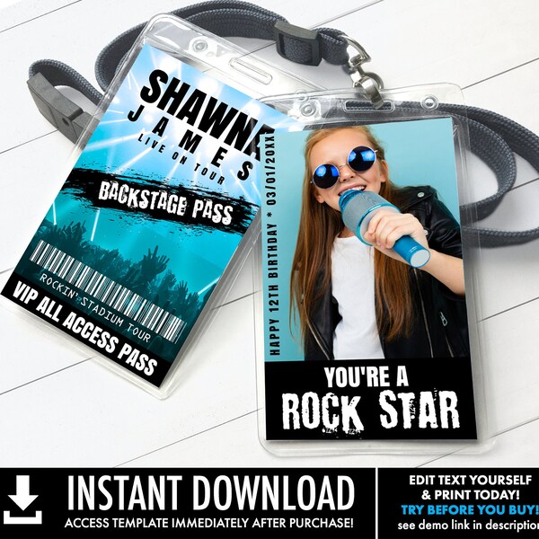 Backstage Passes - Etsy
