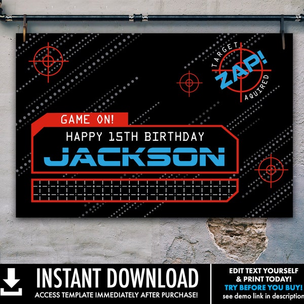 Laser Tag Party - Etsy