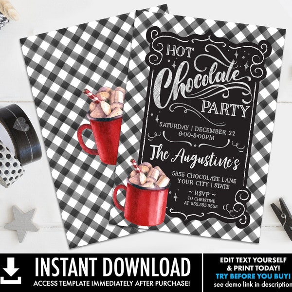 Hot Chocolate Bar - Etsy