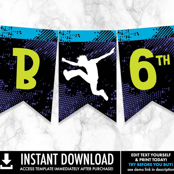 Trampoline Banner - Etsy