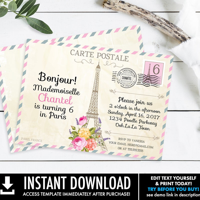 Paris Postcards - Etsy
