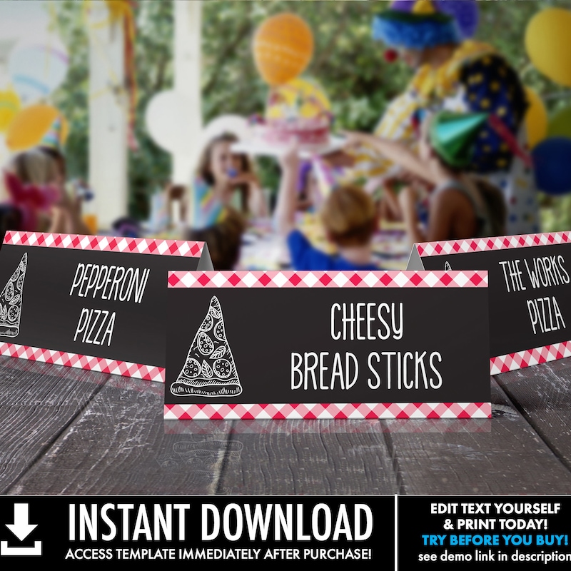 Buffet Name Tags - Etsy