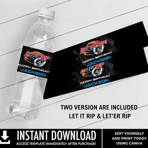 Blade Tournament Water Bottle Label/wrap, Blade Inspired Drink Wrap ...