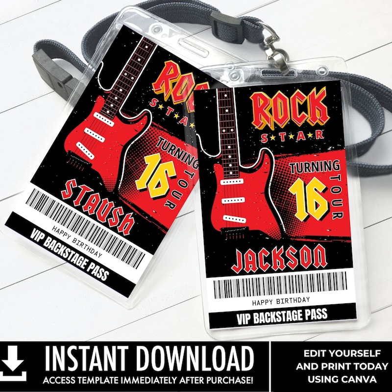 Backstage Passes - Etsy